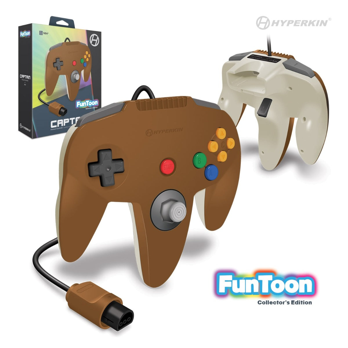 Hyperkin - Nintendo 64 Captain Controller (Hero Brown) – DPadOnlineNBTX